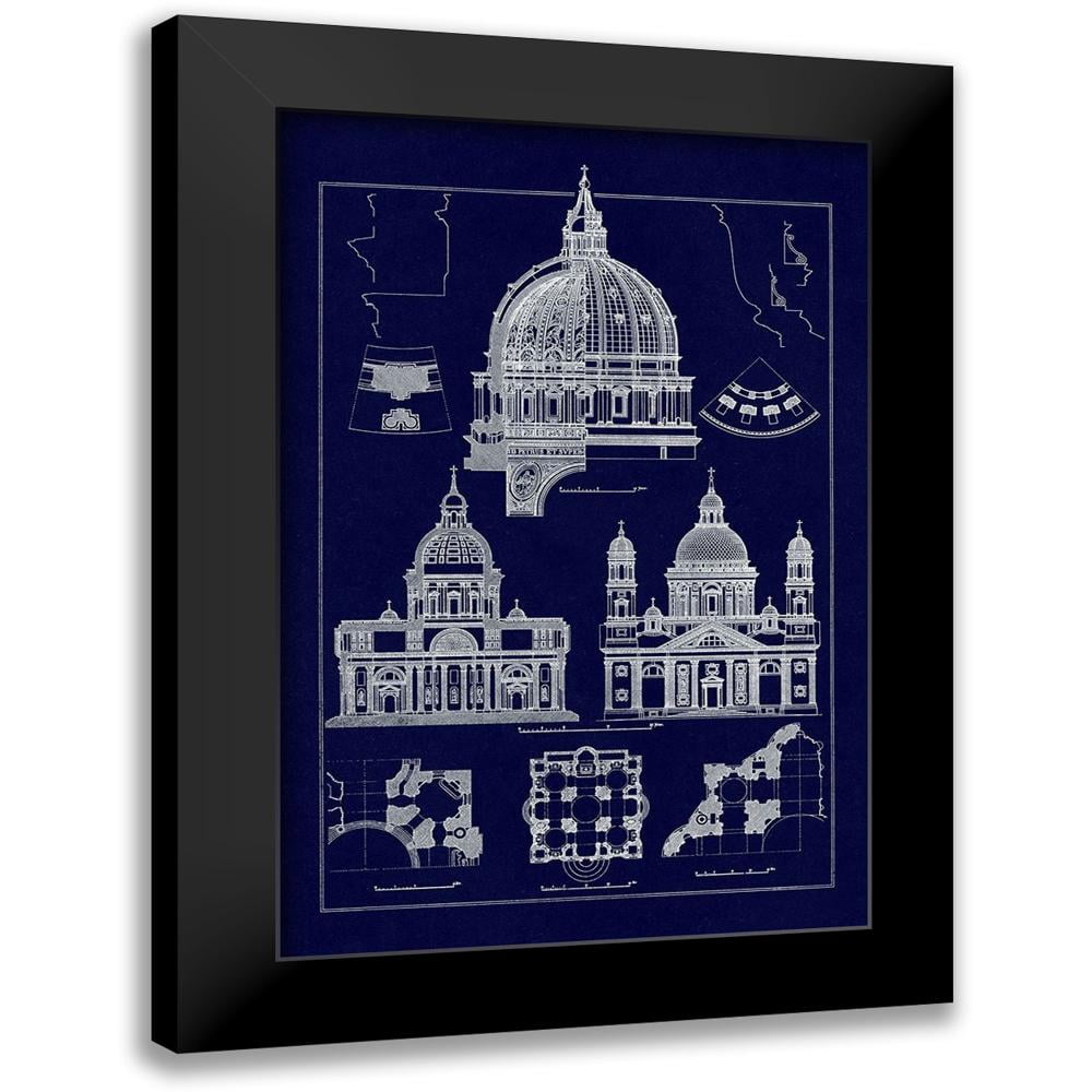 Buhlmann, J. 13x18 Black Modern Framed Museum Art Print Titled - The Domeas Central Crowning ...
