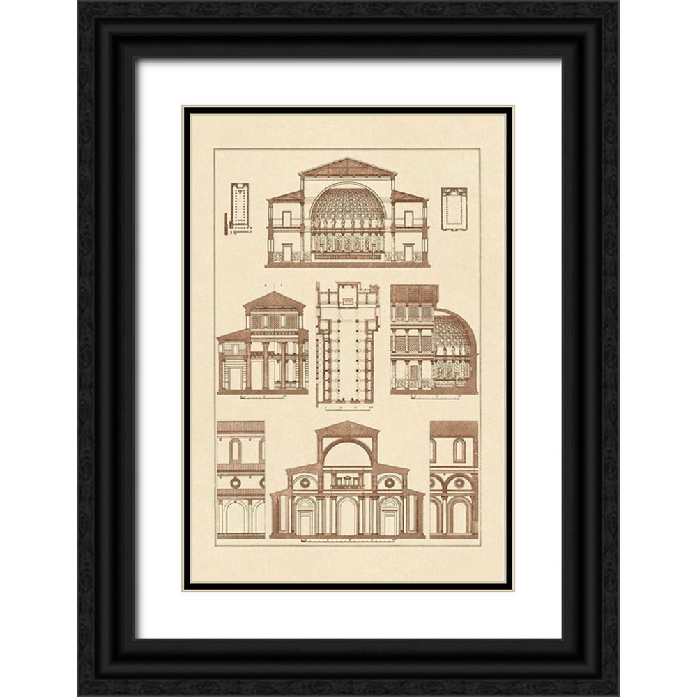 Buhlmann, J. 13x18 Black Ornate Wood Framed with Double Matting Museum Art Print Titled ...