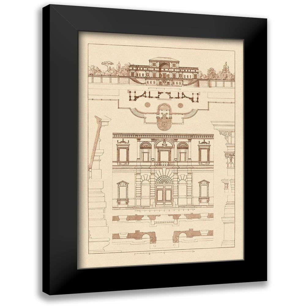 Buhlmann, J. 17x24 Black Modern Framed Museum Art Print Titled - Villa ...