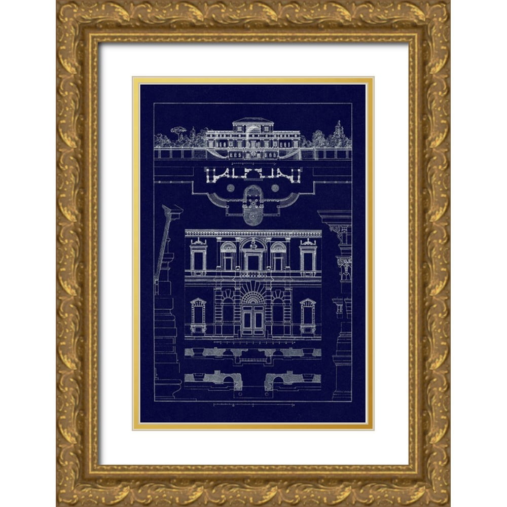 Buhlmann, J. 17x24 Gold Ornate Wood Framed with Double Matting Museum ...