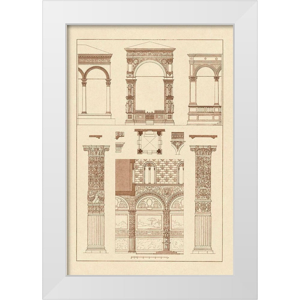 Buhlmann, J. 17x24 White Modern Wood Framed Museum Art Print Titled ...