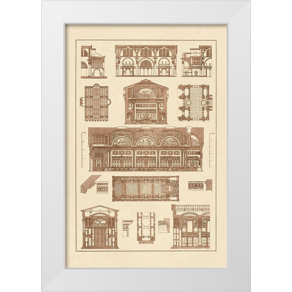 Buhlmann, J. 17x24 White Modern Wood Framed Museum Art Print Titled ...