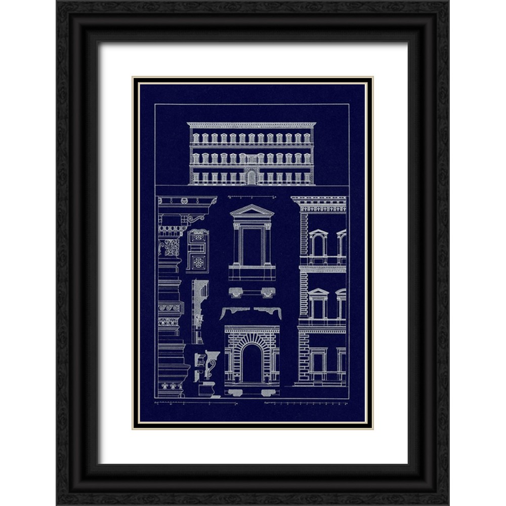 Buhlmann, J. 23x32 Black Ornate Wood Framed with Double Matting Museum ...