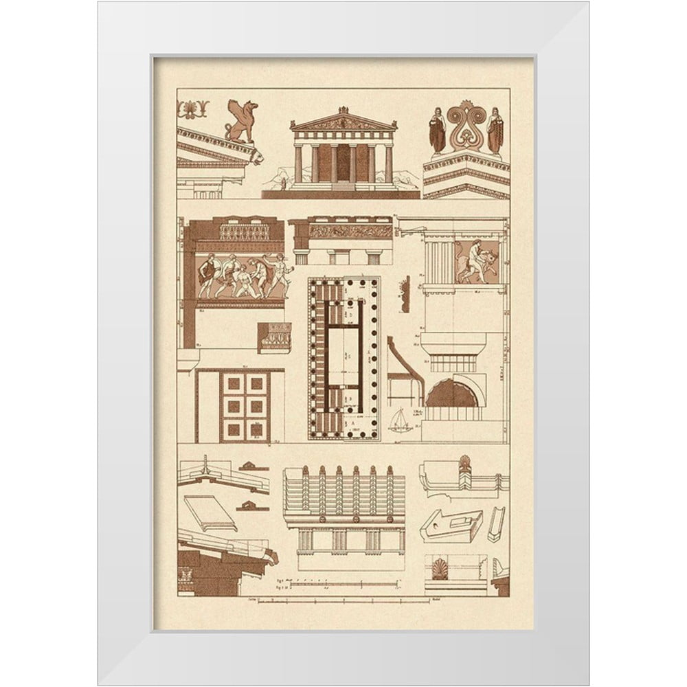 Buhlmann, J. 23x32 White Modern Wood Framed Museum Art Print Titled ...