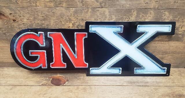 Buick Grand National GNX Emblem Logo Wall Art Flat Steel Sign - Walmart.com