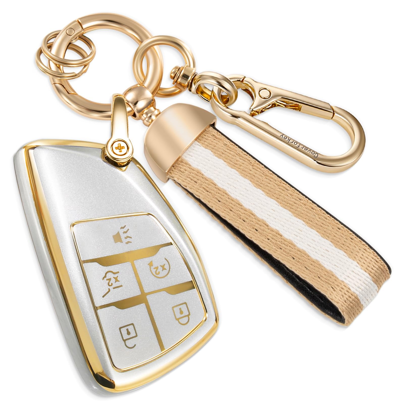 for Buick Key Fob Cover with Fashion Braided Keychain, Enchanting ...