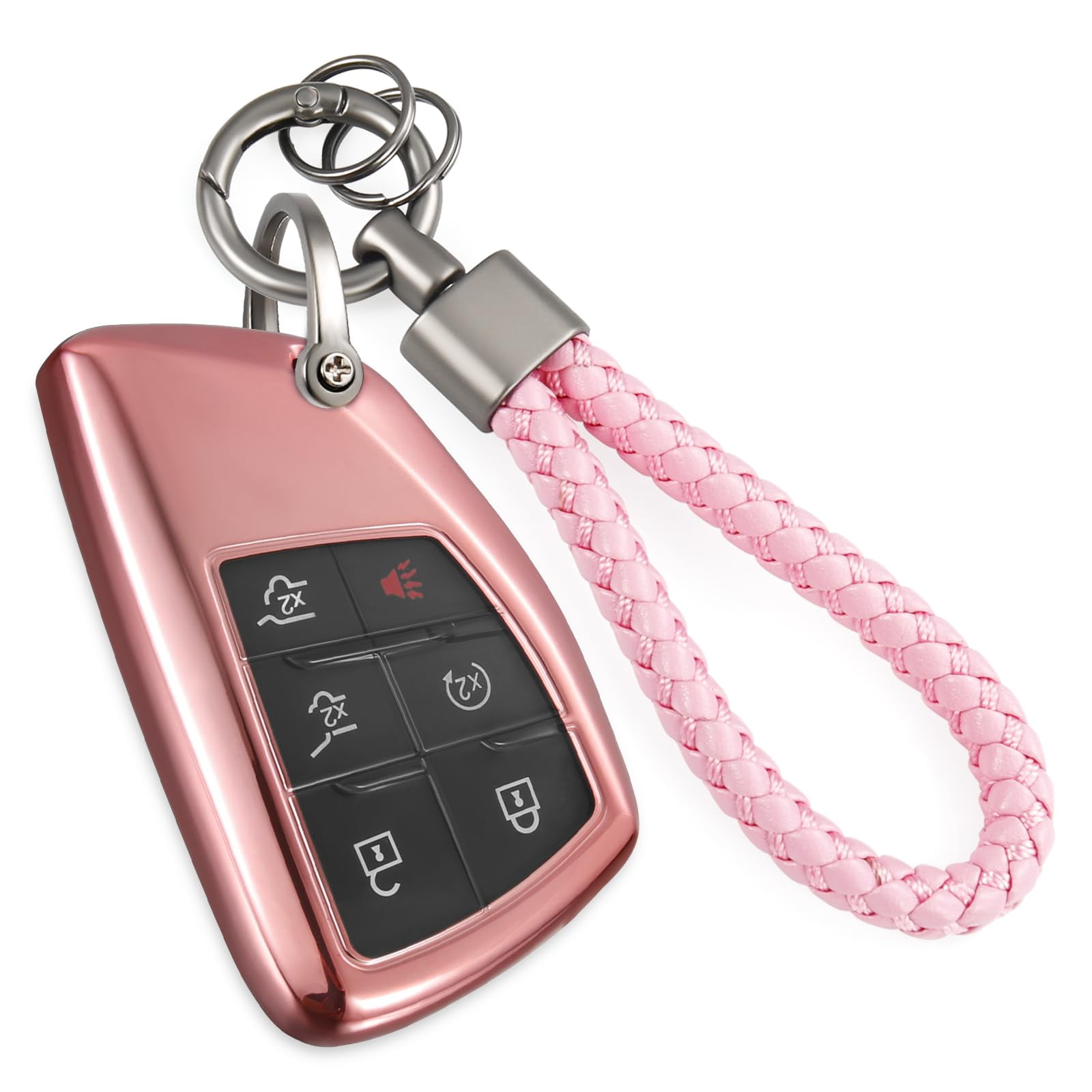 for Buick Key Fob Cover with Fashion Braided Keychain, Enchanting ...