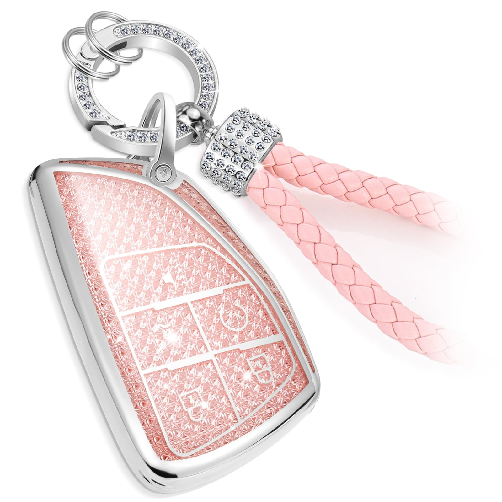 for Buick Key Fob Cover with Fashion Braided Keychain, Enchanting ...