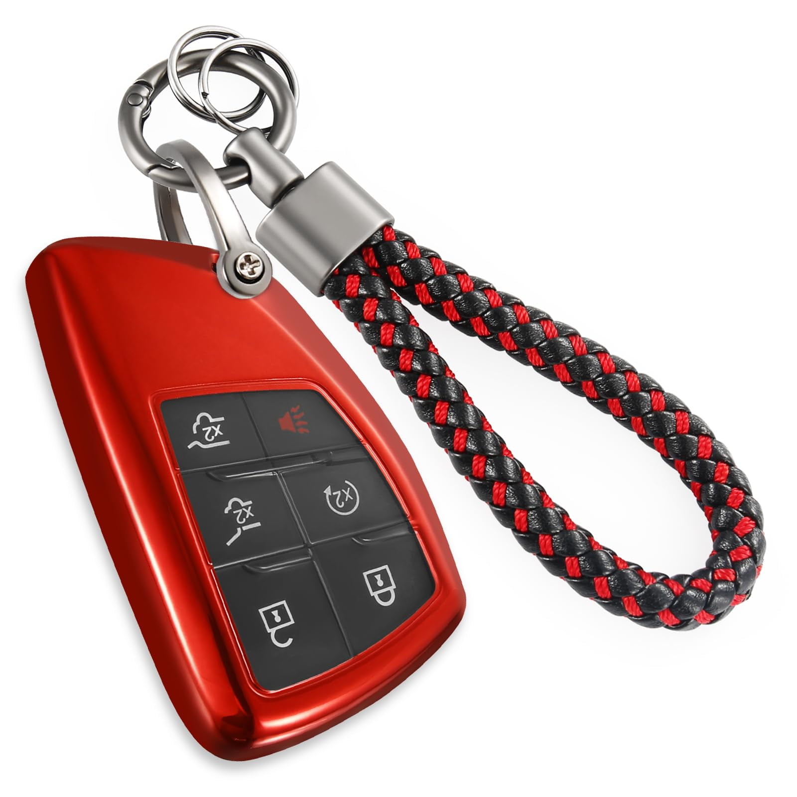 for Buick Key Fob Cover with Fashion Braided Keychain, Enchanting ...