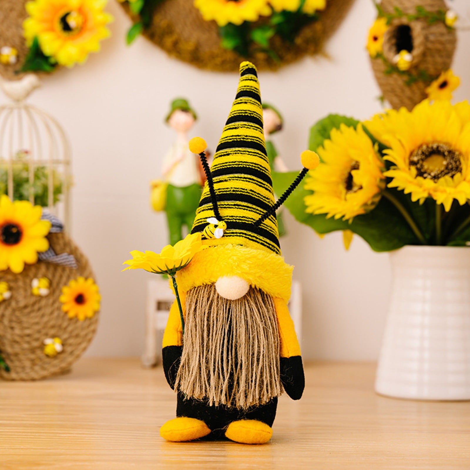 Builcols Faceless Doll Creative Bee Doll Dwarf Doll Bee Dwarf Doll