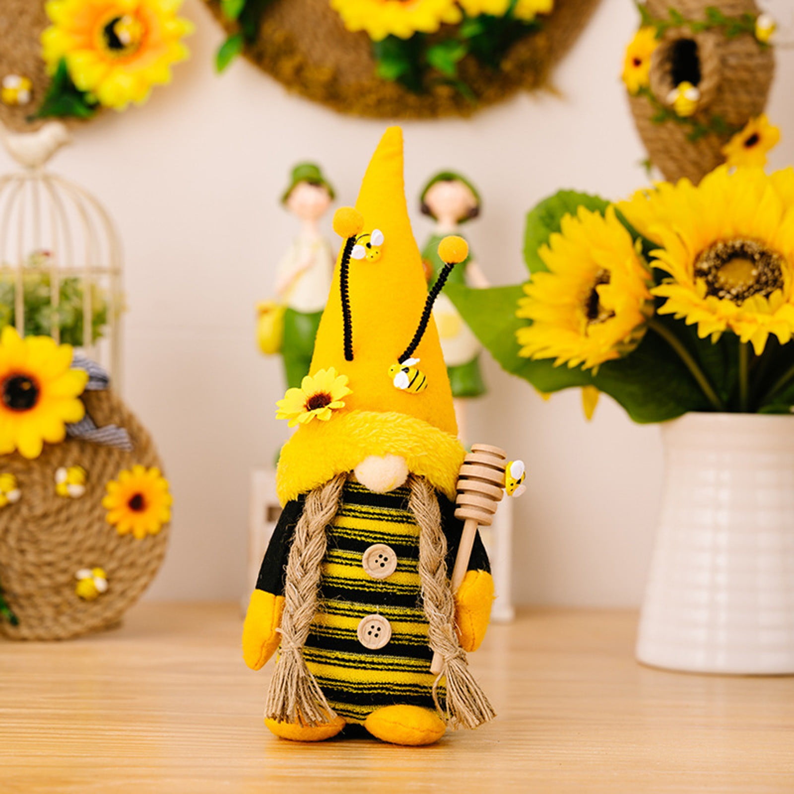 Builcols Faceless Doll Creative Bee Doll Dwarf Doll Bee Dwarf Doll