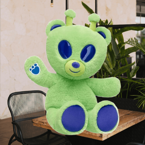 Build-A-Bear Bear-lien Alien Bearlien Exclusive Green Plush Toys 9.84 ...