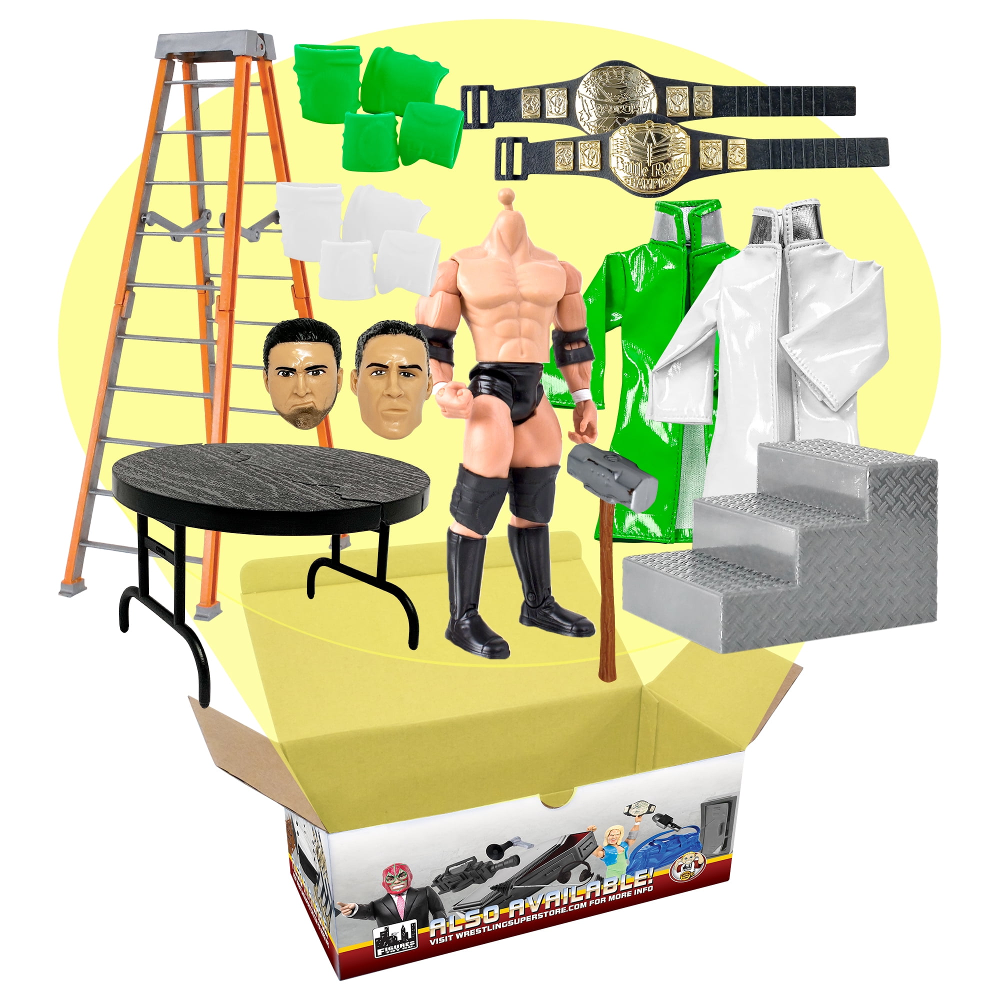 Build A Wrestling Action Figure Kit: Deluxe Special Edition - Walmart.com