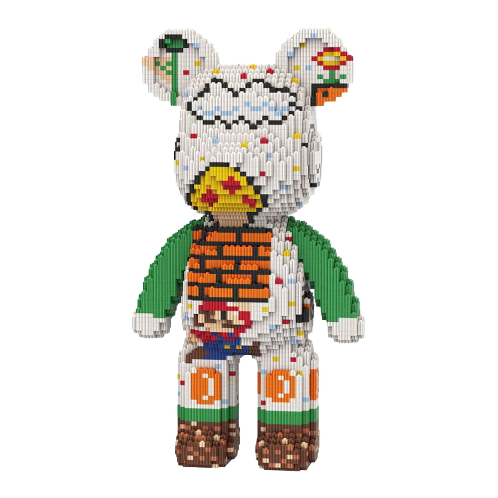 Build A Bear Brick Building Blocks,Super Mary Bear,Micro Building ...