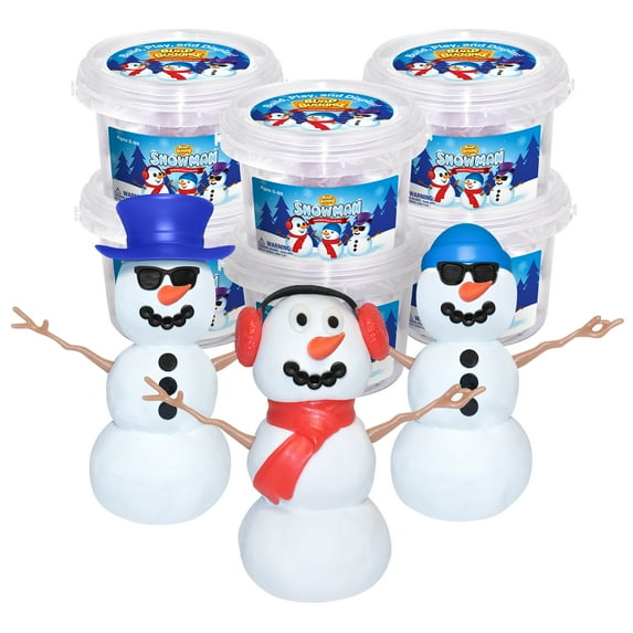 Build Buddiez: Snowman Craft Kit 6 Pack – Build-Play-Display, Customize ...