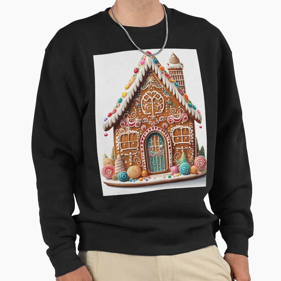 Build Decorate With Holiday Cheer Gingerbread Graphic Unisex Sweatshirt ...