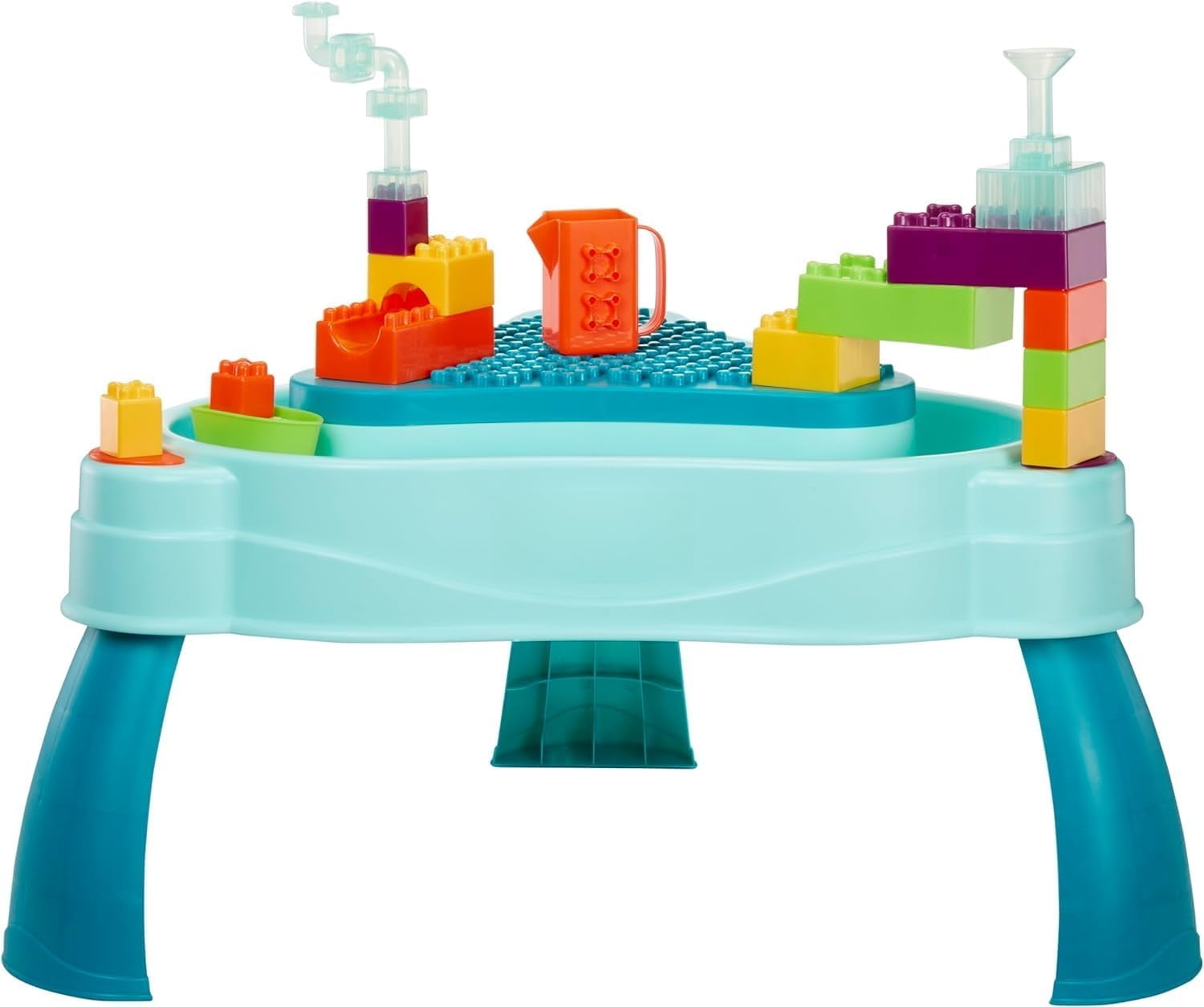 Build & Splash Water Table with 25 Piece Accessories - Wet/Dry Play ...