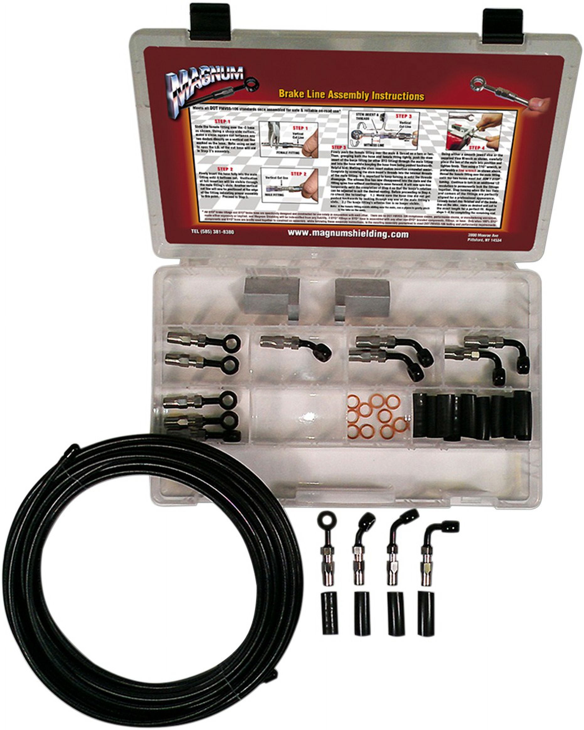 Build Your Own Brake Line Basic Builder Kit - Black - Walmart.com