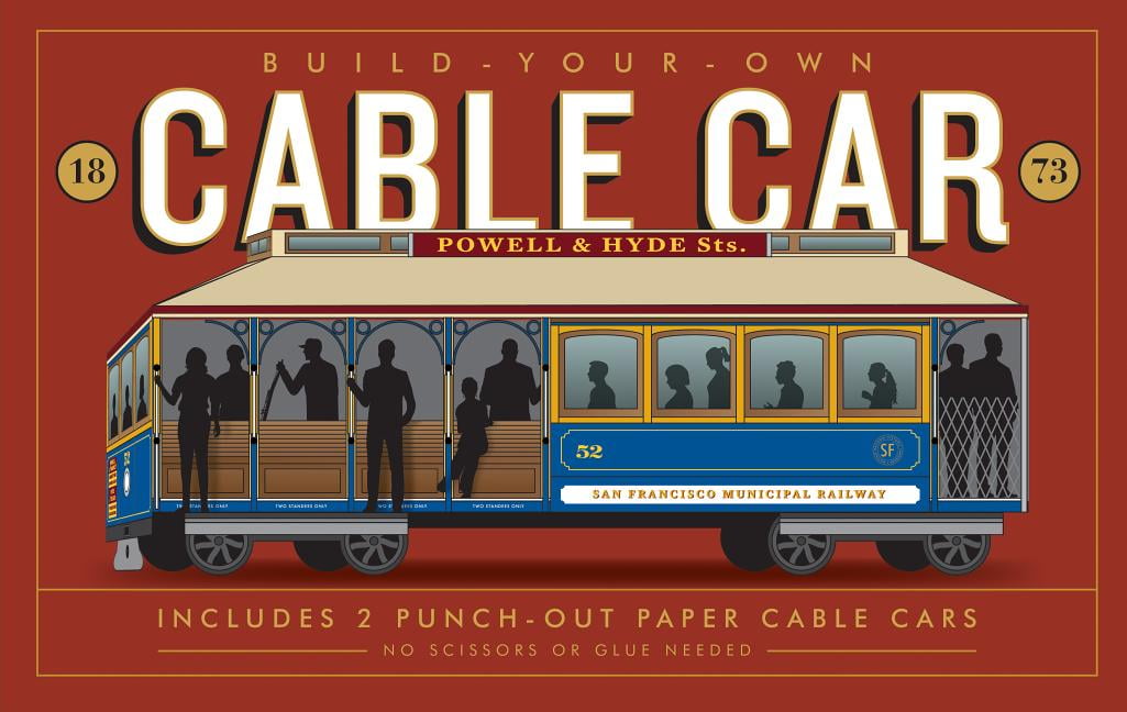 Build-Your-Own Cable Car : Includes 2 Punch-Out Paper Cable Cars ...