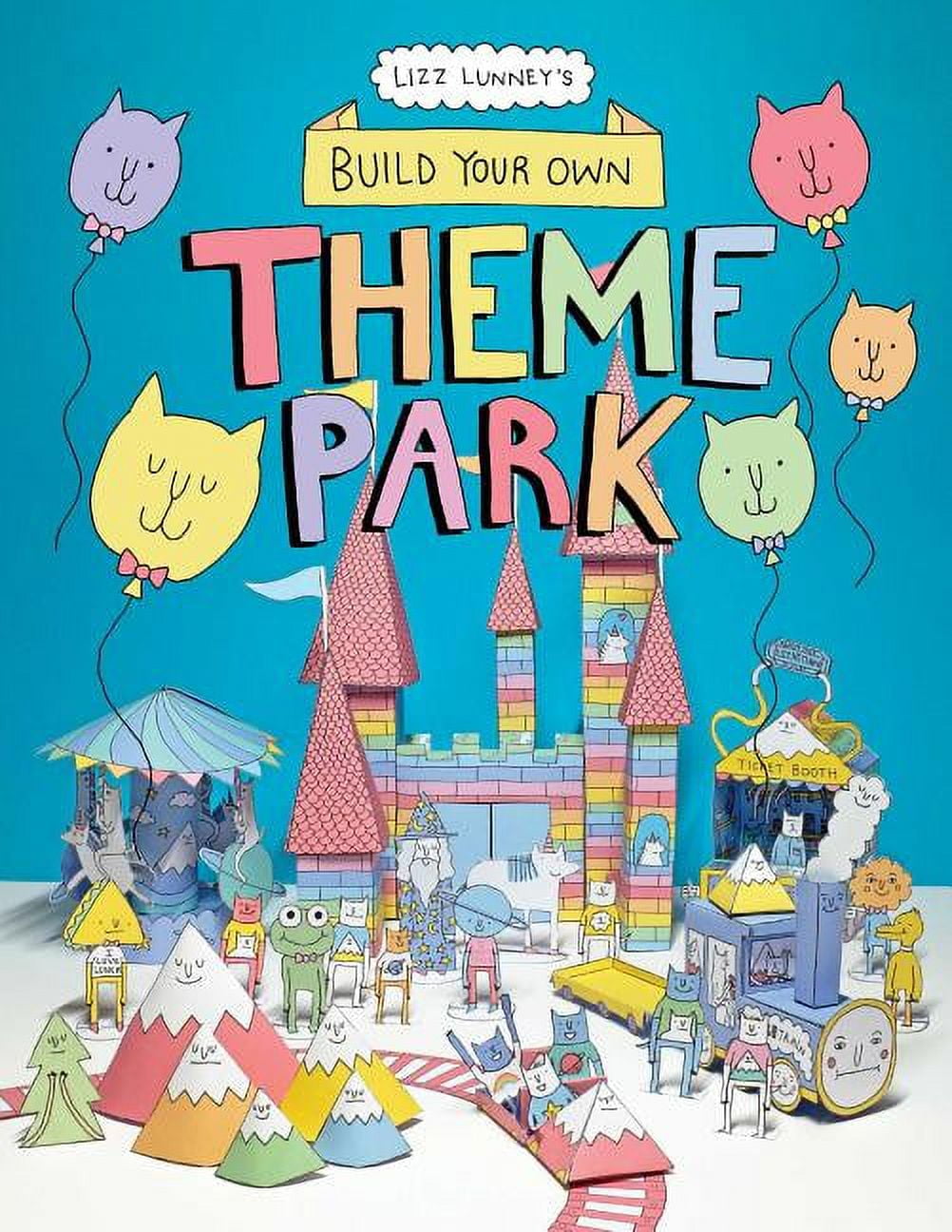 Build Your Own Theme Park: A Paper Cut-Out Book, (Paperback) - Walmart.com