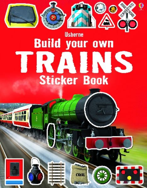 Build Your Own Trains Sticker Book - Walmart.com