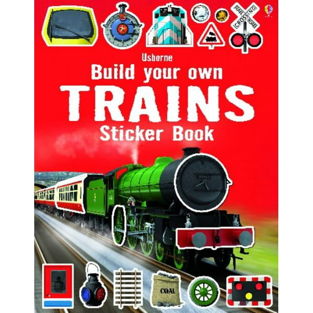 Build Your Own Trains Sticker Book - Walmart.com
