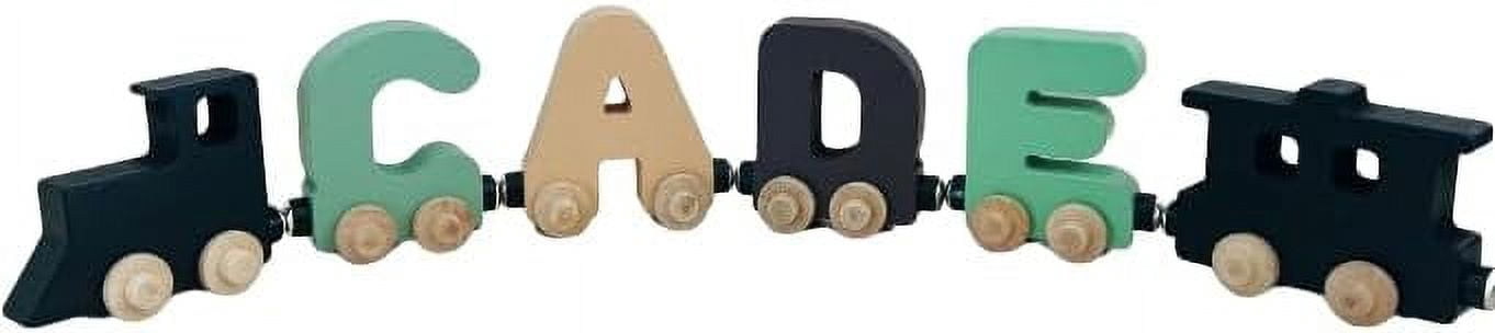 Build Your own Train with Our Sage Beige Colors. Personalized Wooden ...