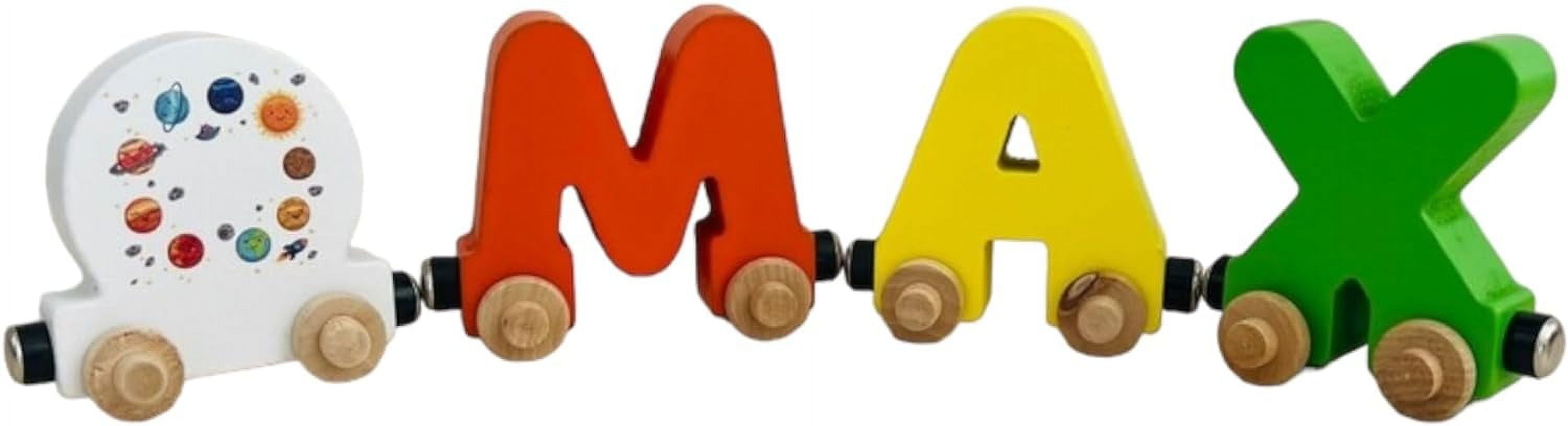 Build Your own Train with Planets in Galaxy. Personalized Wooden ...