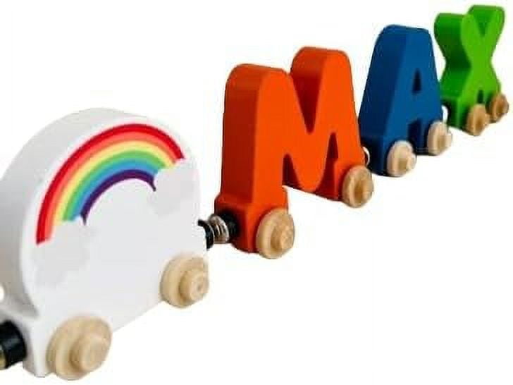 Build Your own Train with a Rainbow. Personalized Wooden Magnetic ...