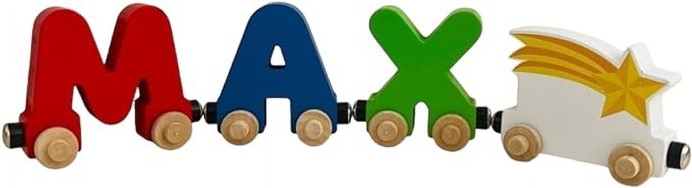 Build Your own Train with a Shooting Star. Personalized Wooden Magnetic ...