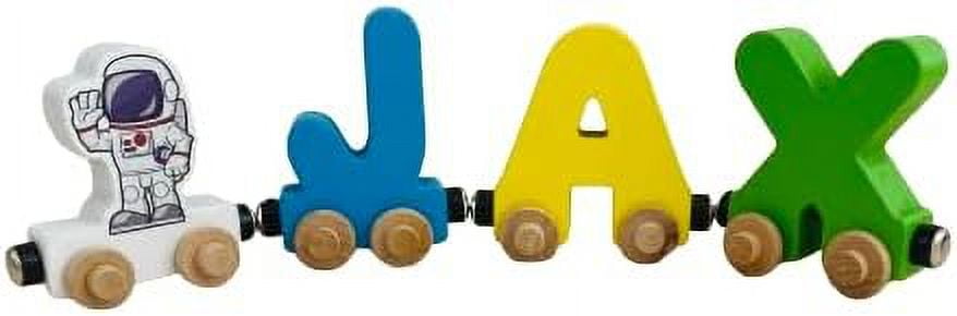 Build Your own Train with an Astronaut. Personalized Wooden Magnetic ...