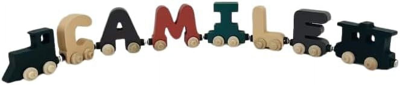 Build Your own in Khaki Colors. Personalized Wooden Magnetic Alphabet ...