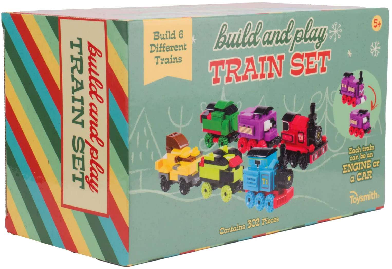 Build and Play Train Set Building Set - Walmart.com