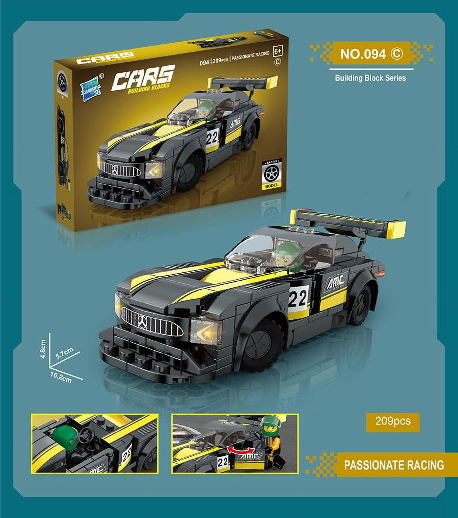 Build your own Racing Car Series - Speed Sports Vehicle Technical Model ...