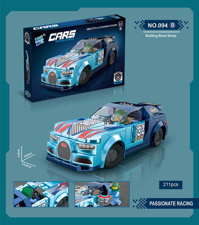 Build your own Racing Car Series - Speed Sports Vehicle Technical Model ...