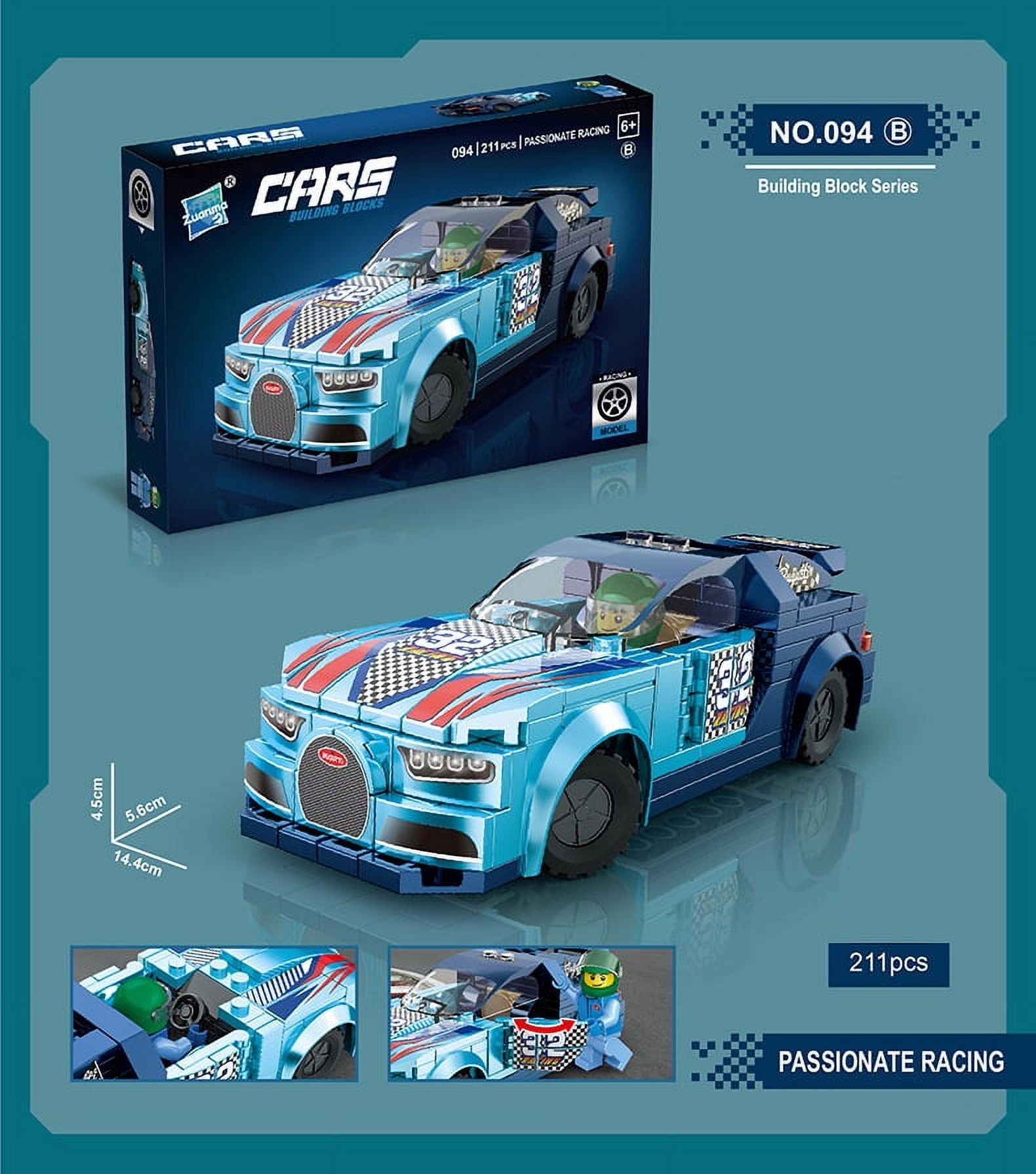 Build your own Racing Car Series - Speed Sports Vehicle Technical Model ...