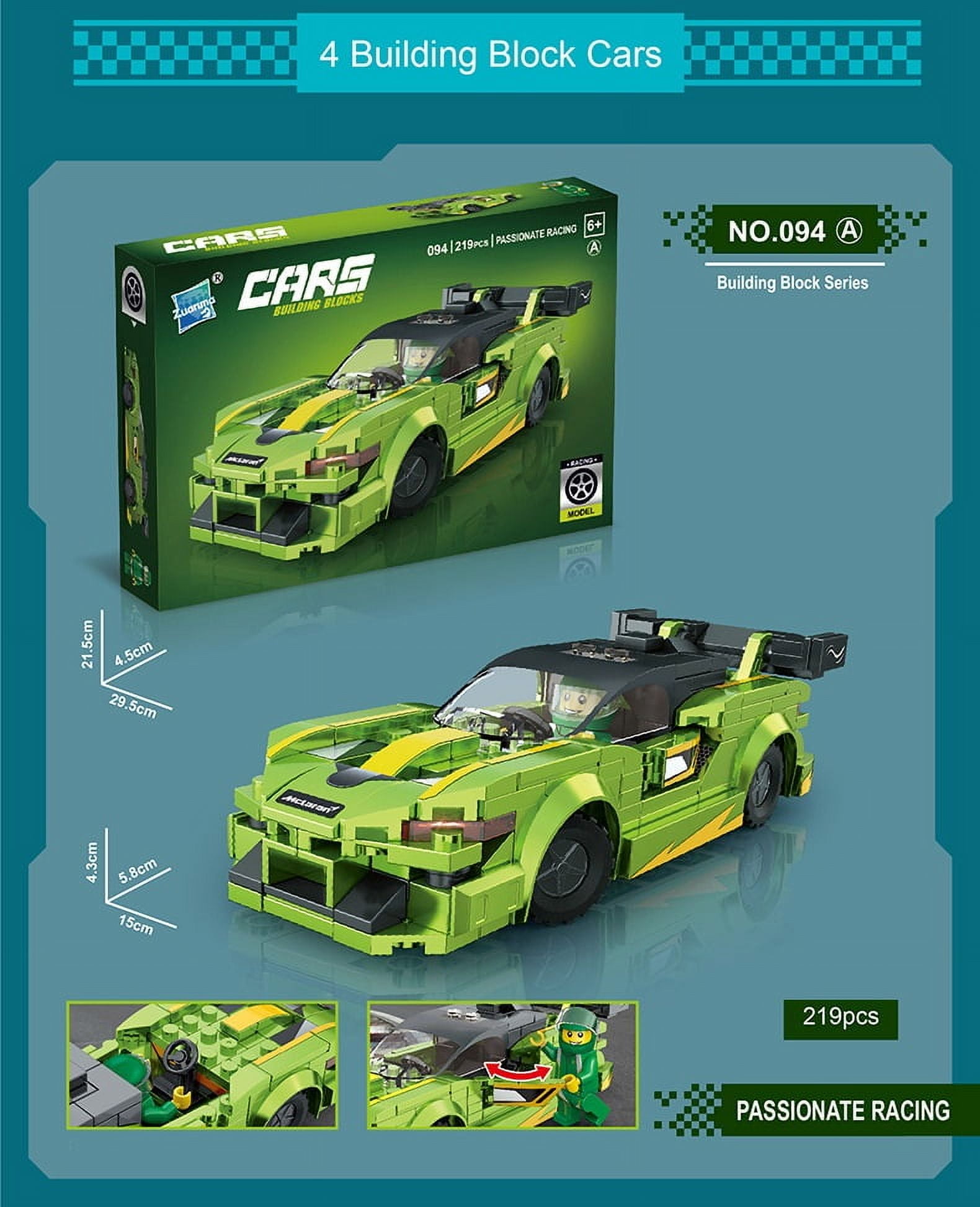 Build your own Racing Car Series - Speed Sports Vehicle Technical Model ...