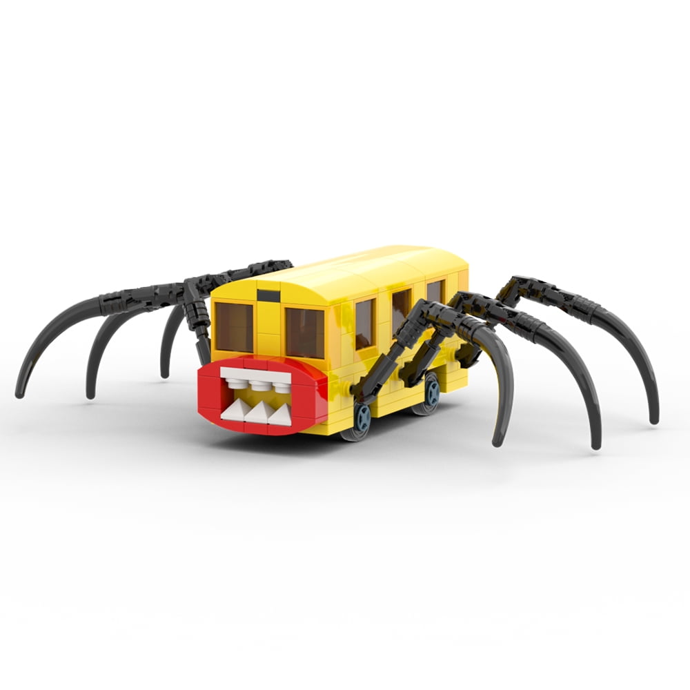 BuildMOC Horror Game Choo-Choo Charles Mecha Transformerss Train-Thomased Building Blocks Spider ...