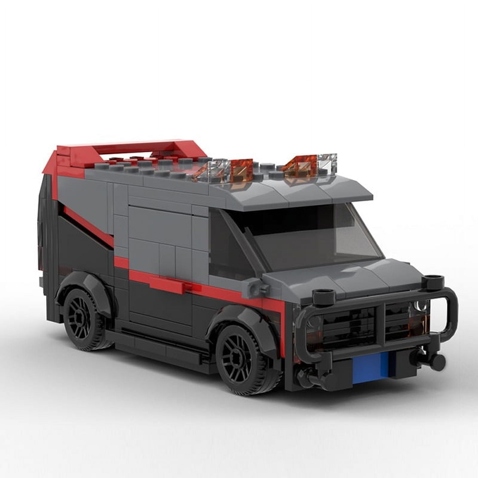 BuildMoc Technical Car Vehicle A-Team Van SWAT Truck MOC Supercar Model ...