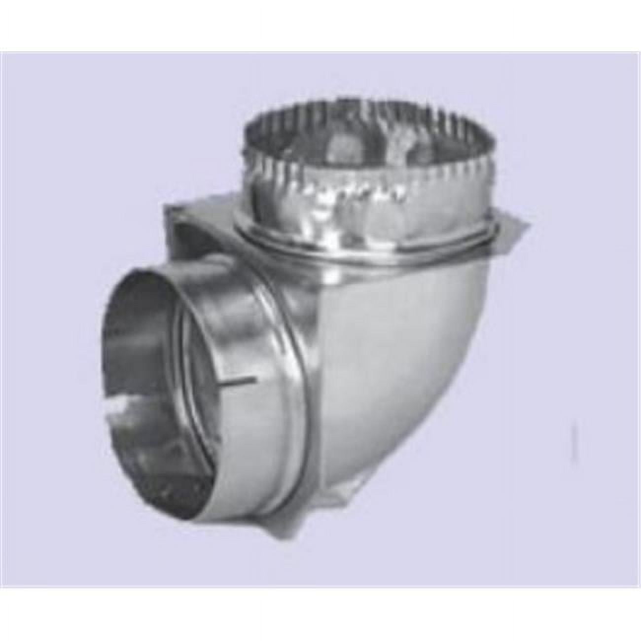 Builder's Best Inc. 4 Inch Close Clearance Elbow Dryer Vent, 90 Degree ...
