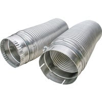Builder's Best 110129 4" X 6ft V830 Semi-Rigid Pipe - Walmart.com