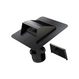 Builder's Best 4-Inch Diameter Galvanized Roof Cap, Flush with Flapper ...