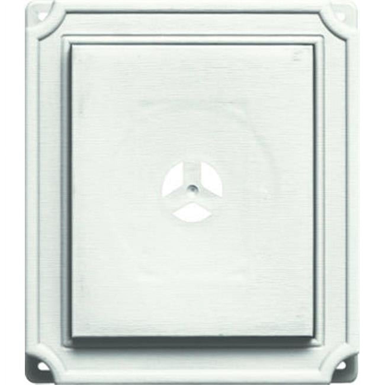 Builders Edge 130010001123 Scalloped Mounting Block, White - Quantity 1 ...