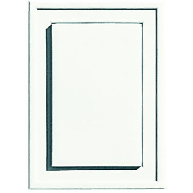 Builders Edge 130030003123 Wrap Around Mounting Block, White - Quantity ...