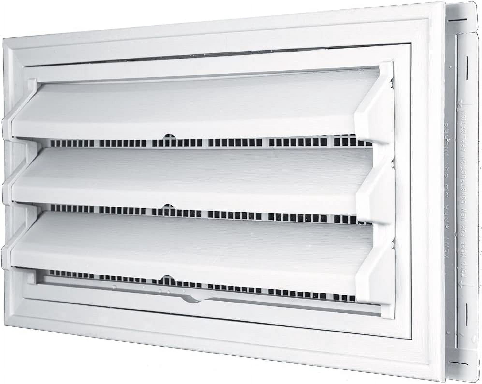 Builders Edge 140036410001 Foundation Vent Kit - Trim Ring and Fixed ...