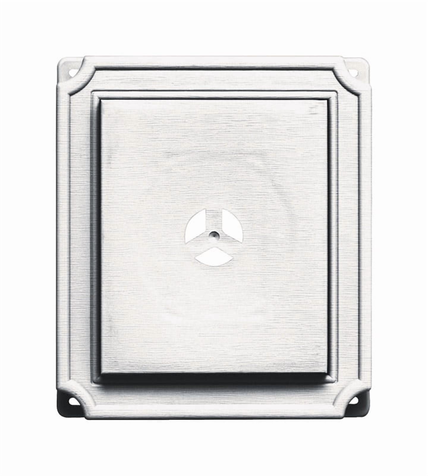 Builders Edge 8 in. H X 1-5/8 in. L Prefinished White Copolymer ...