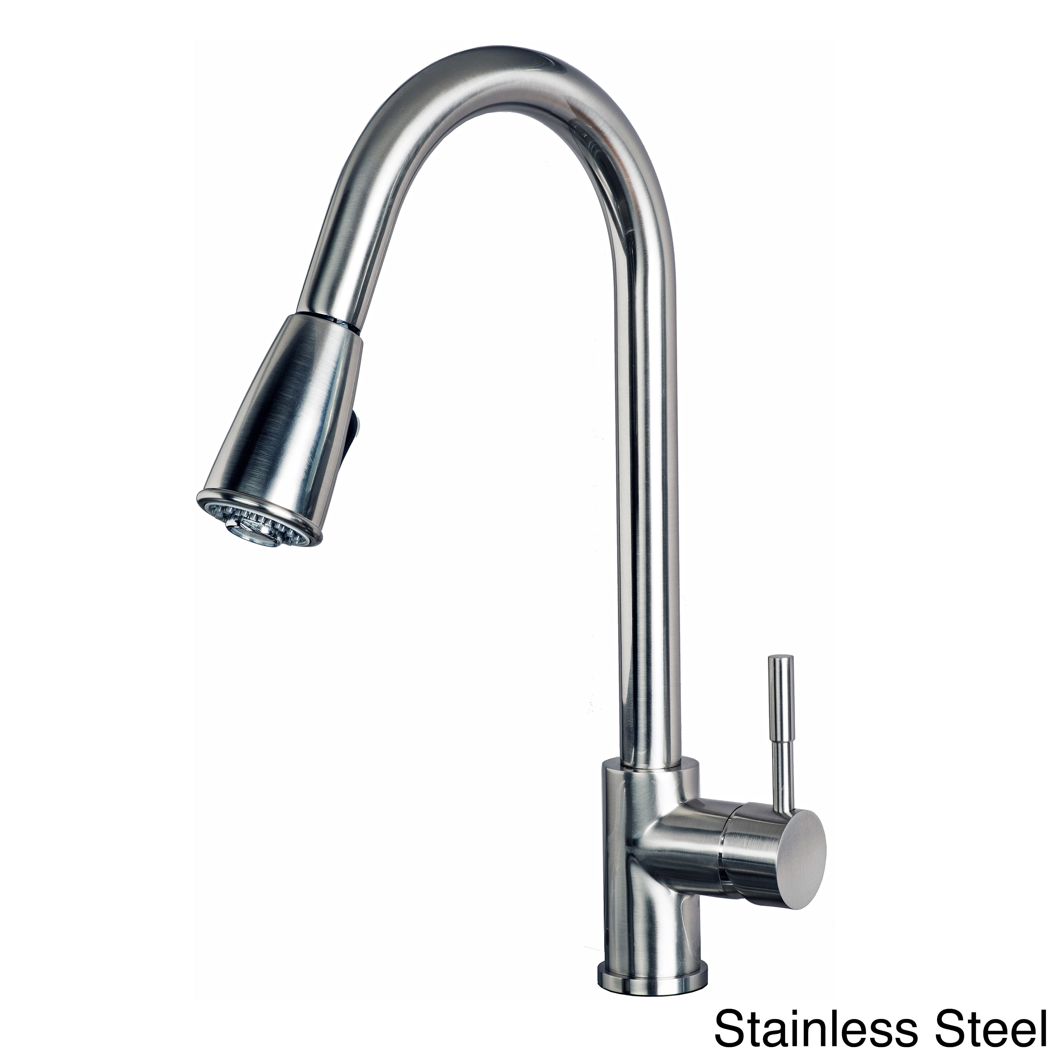 Builders Shoppe 1152 Chrome 16-inch Single-handle Pull-down Kitchen ...