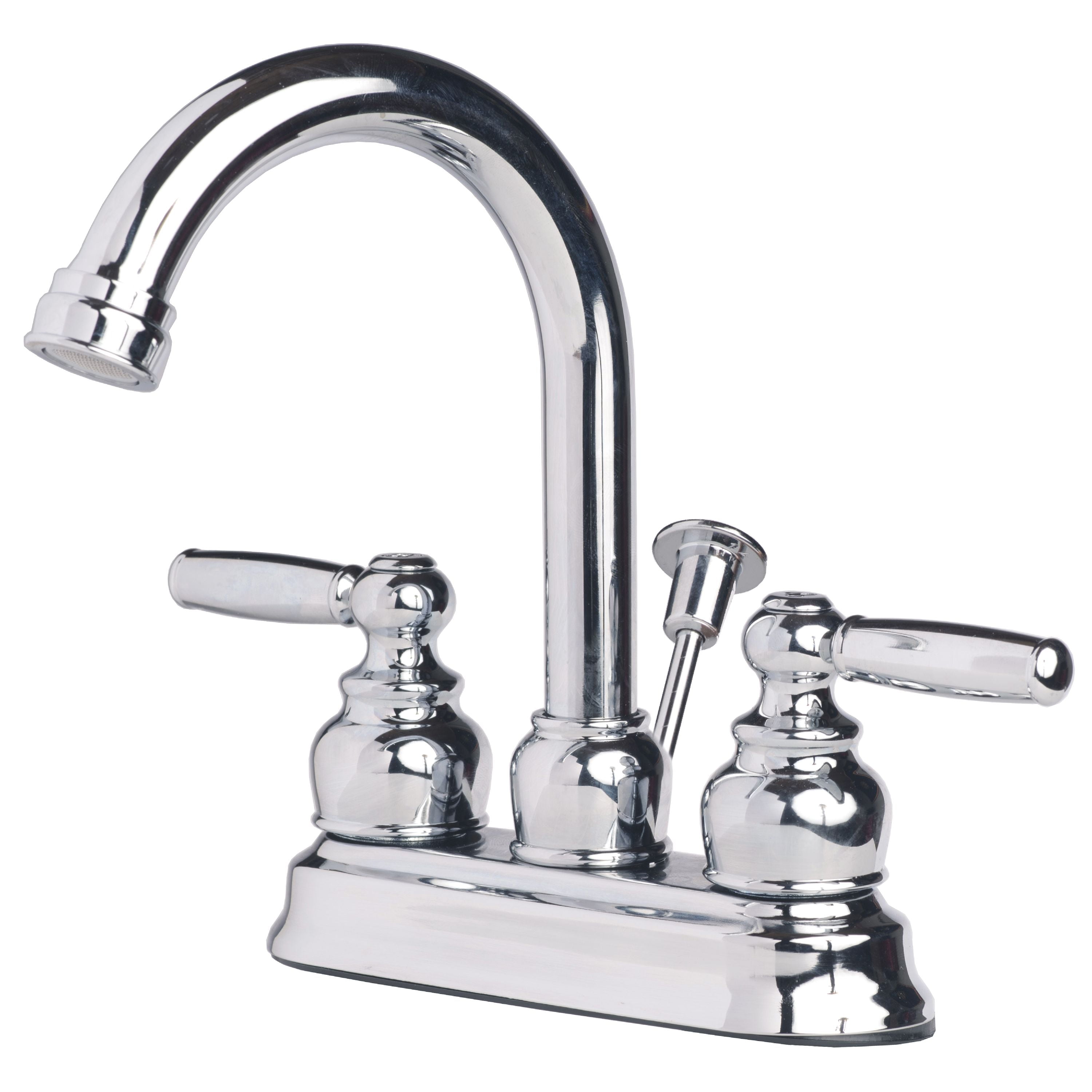 Builders Shoppe 2023CP Two Handle Centerset Lavatory Faucet with Pop-Up ...