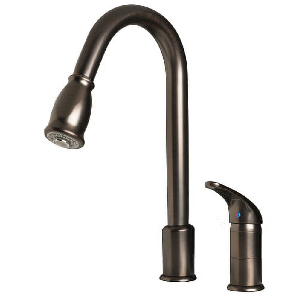 Builders Shoppe Classic Single Handle 16-inch Pull Down Kitchen Faucet ...