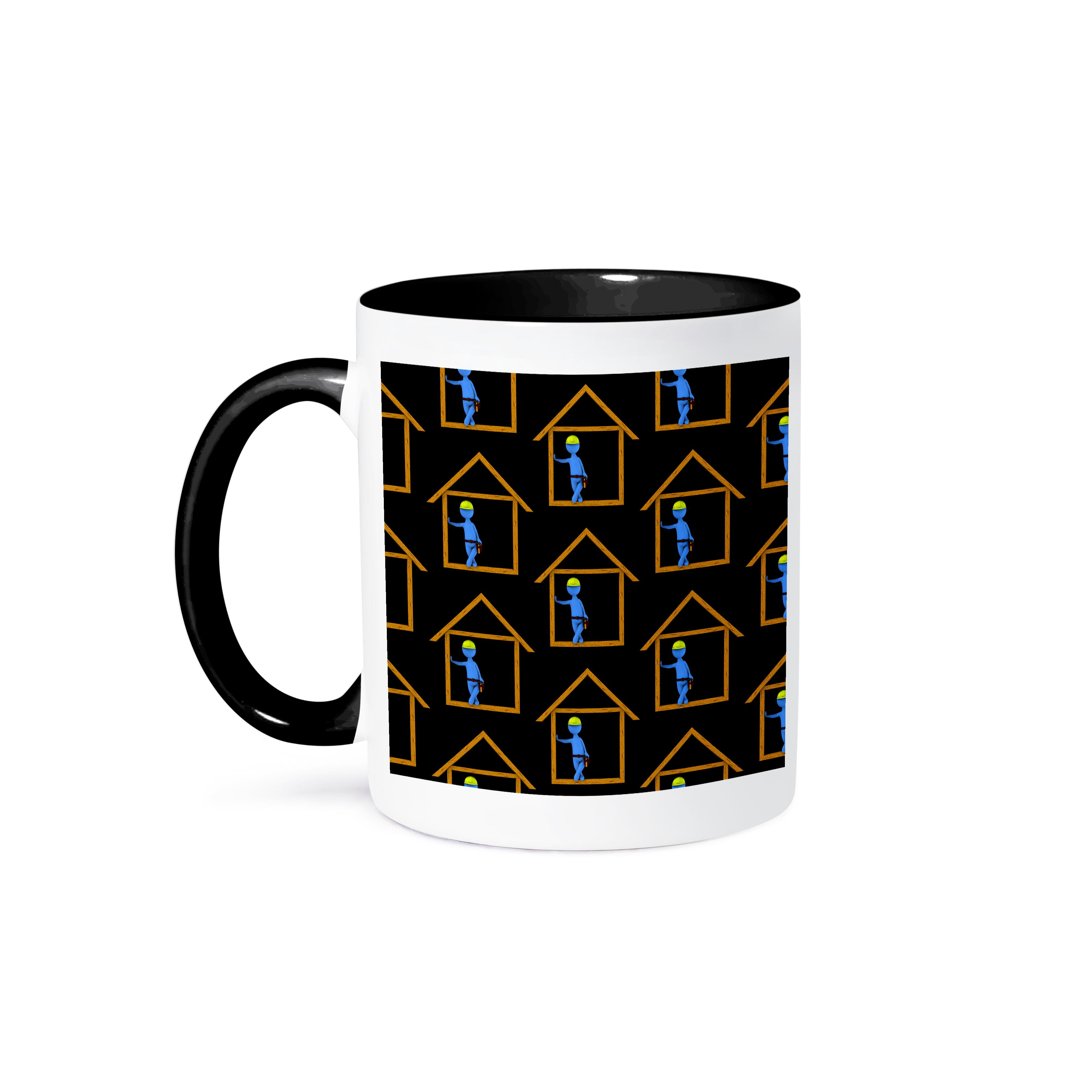 Builders, Wood Workers, And Construction People Cute Design., 11oz Two ...